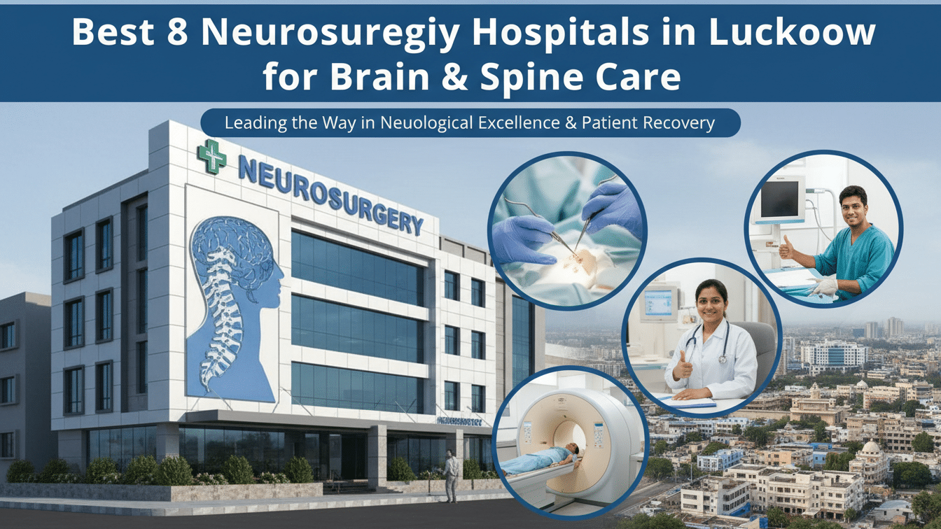 Best 8 Neurosurgery Hospitals in Lucknow for Brain & Spine Care